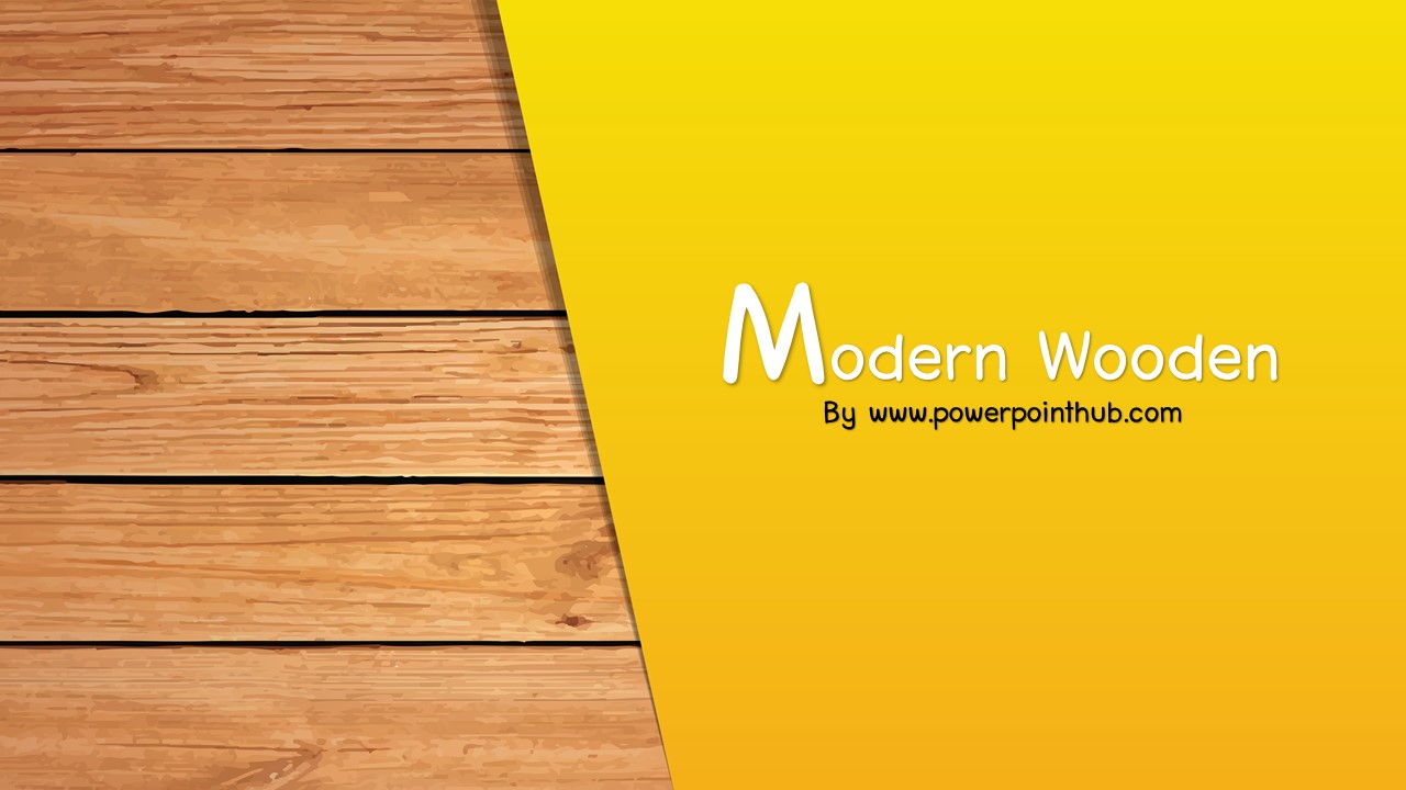 Wood Board Powerpoint Ppt