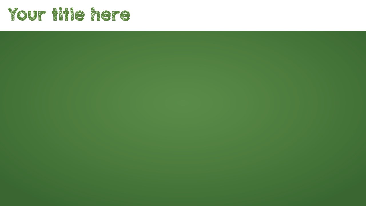 ฟรีเทมเพลต กระดานดำ| Free Powerpoint Template – Green Board ...