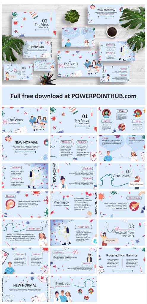 The Virus PowerPoint Template - Powerpoint Hub